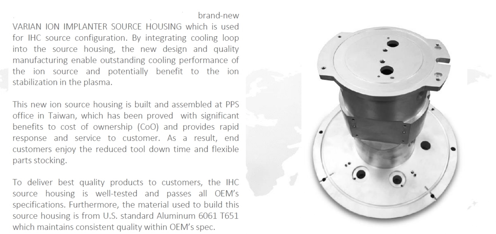 IMPLANTER SOURCE HOUSING, IHC SOURCE